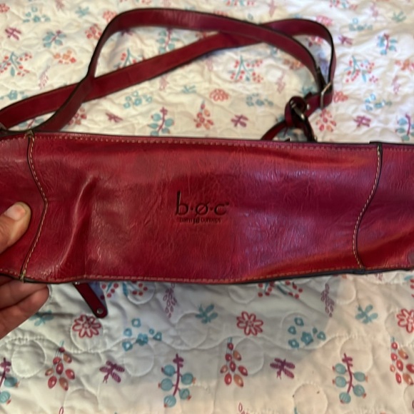 boc | Bags | Boc Born Concepts Western Purse Shoulder Bag Maroon Red ...